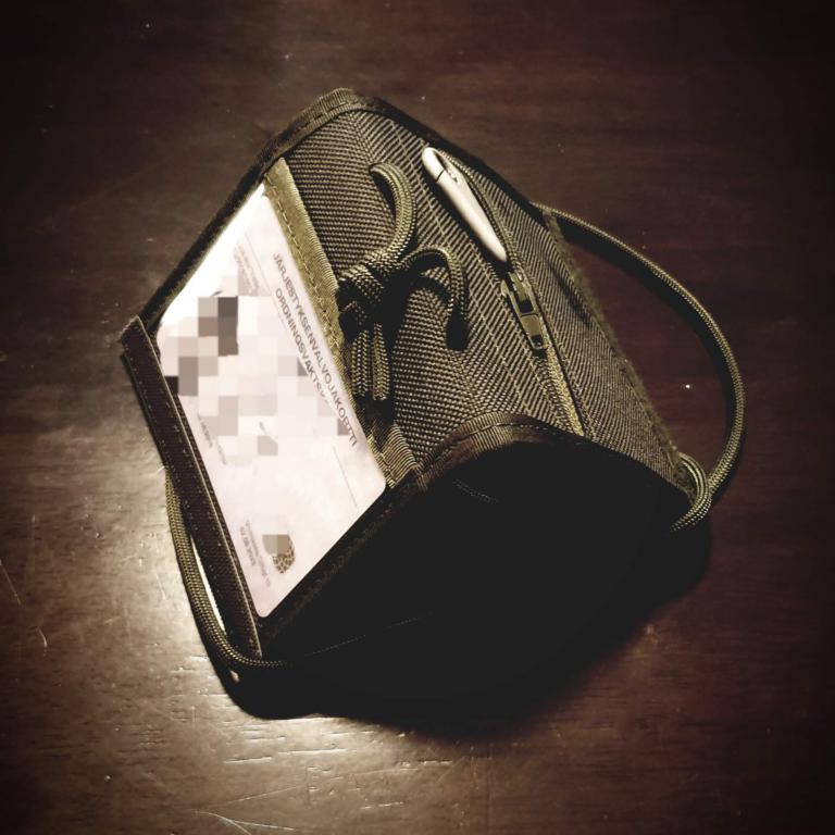 Authorities Gear Cordura ID card holder, Olive - Authorities Gear- For ...