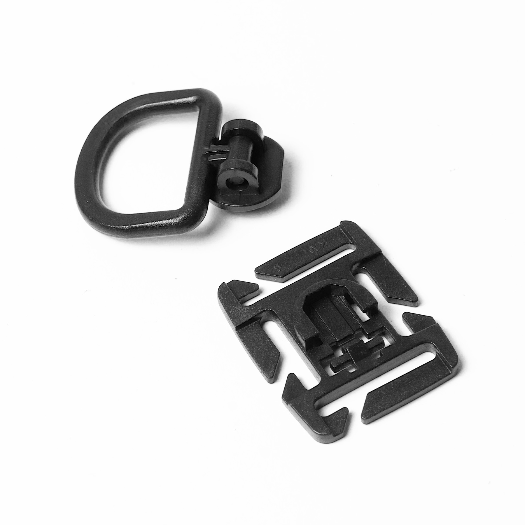 Split bar Webbing D-hanger 25mm Black - Authorities Gear- For The ...
